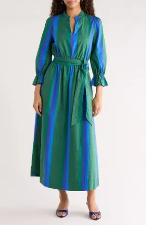SUGARLIPS Dolary Stripe Senda Shirtdress