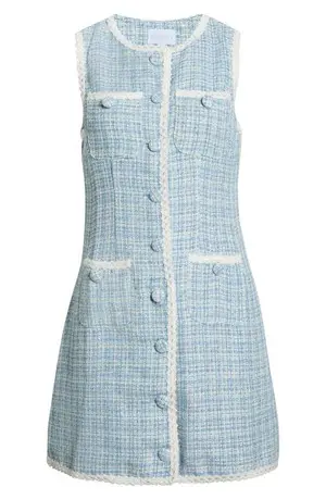 SUGARLIPS Elviane Tweed Minidress