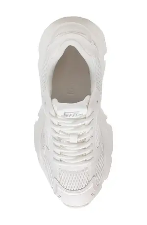 Steve Madden Ripper Platform Sneaker - White