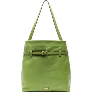 FRANCES VALENTINE Charlie Leather Shoulder Bag - Fern