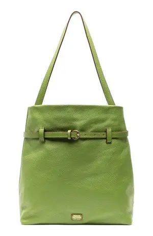 FRANCES VALENTINE Charlie Leather Shoulder Bag - Fern