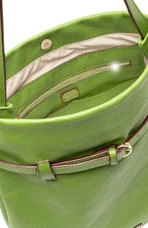 FRANCES VALENTINE Charlie Leather Shoulder Bag - Fern