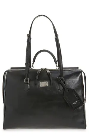 Dolce & Gabbana Vittoria Leather Bag - Black
