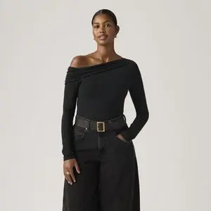 LEVI'S Clara Off Shoulder Long-sleeve Top