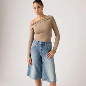 LEVI'S Clara Off Shoulder Long-sleeve Top - Pine Bark