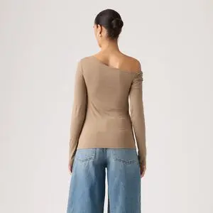 LEVI'S Clara Off Shoulder Long-sleeve Top - Pine Bark