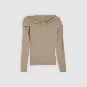 LEVI'S Clara Off Shoulder Long-sleeve Top - Pine Bark