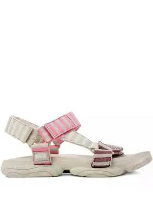 Camper Karst Striped Sandals - Grey