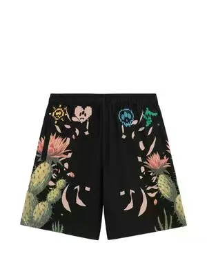 BARROW Cactus-print Shorts