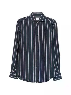 Brunello Cucinelli Striped Shirt - Blue