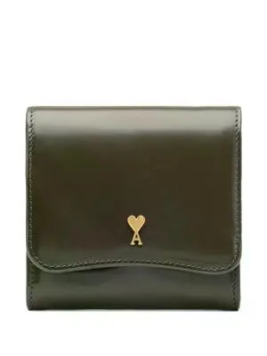 Ami Paris Paris Stud Leather Wallet