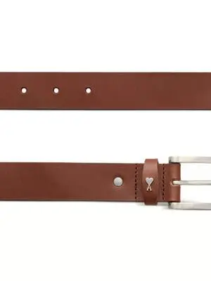 Ami Paris Paris Leather Belt