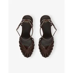 ALEVI MILANO Blake 95 Leather Heeled Sandals