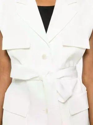 P.a.r.o.s.h Belted Waistcoat With Pockets