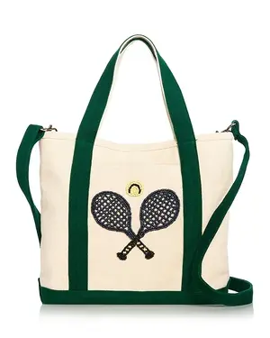 Aqua Mini Canvas Tote - Green