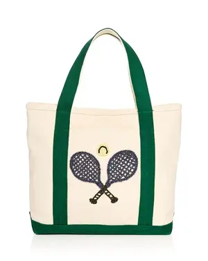 Aqua Mini Canvas Tote - Green