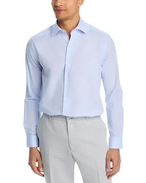 JACK VICTOR Danforth Long Sleeve Shirt - Sky Blue
