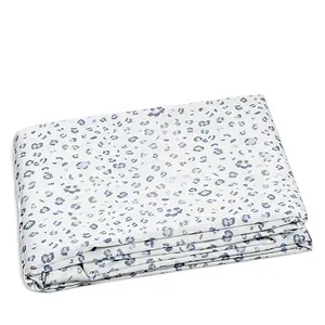 DEA LUXURY LINENS Timothy Corrigan For Dea Animale Print Duvet Cover, Queen - Blue