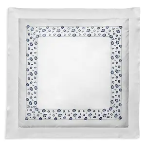 DEA LUXURY LINENS Timothy Corrigan For Dea Animale Embroidered Sham, Euro - Blue