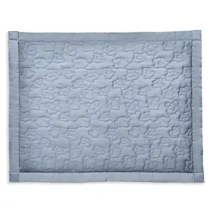 DEA LUXURY LINENS Timothy Corrigan For Dea Animale Quilted Sham, King - Blue