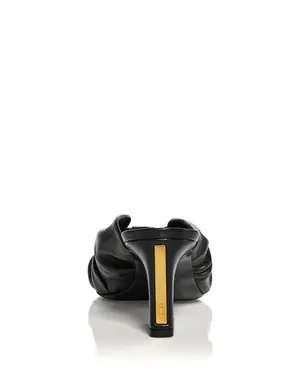 Fendi Lucida Leather Mules