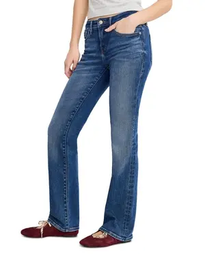 Good American Low Rise Bootcut Jeans - Indigo