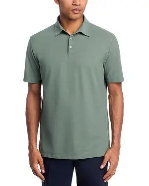 SLOWEAR Ice Cotton Short Sleeve Polo Shirt - Sage
