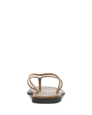 Veronica Beard Clea Piping Jelly Sandals - Clear/chestnut