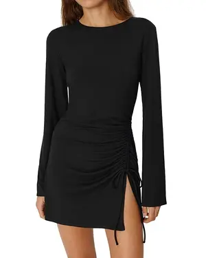 REFORMATION Isabella Knit Dress - Black