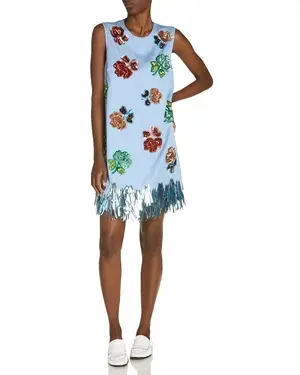 Marni Sleeveless Embellished Dress