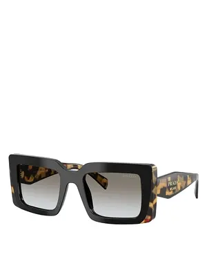 Prada Rectangular Sunglasses - Grey Gradient