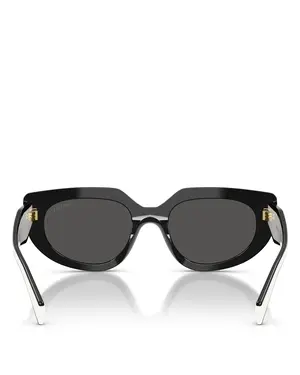 Prada Oval Sunglasses, 54mm