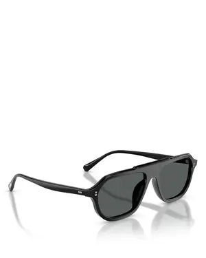 Oliver Spencer Estin Square Frame Sunglasses, 58mm - Black