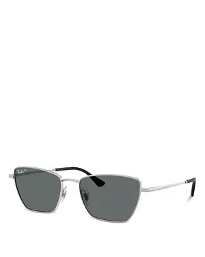 Ray-ban Butterfly Sunglasses, 53mm - Silver