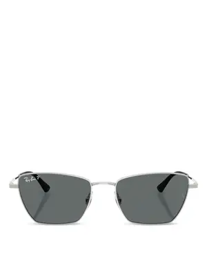 Ray-ban Butterfly Sunglasses, 53mm - Silver