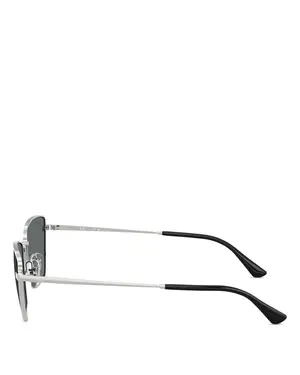 Ray-ban Butterfly Sunglasses, 53mm - Silver