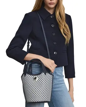 Veronica Beard Woven Anchor Bag