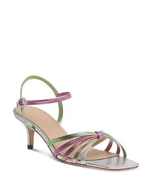 Cinq À Sept Malia Strappy Metallic Sandals - Metallic Multi