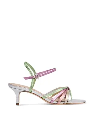 Cinq À Sept Malia Strappy Metallic Sandals