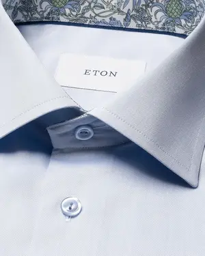 Eton Slim Fit Dress Shirt - Light Blue
