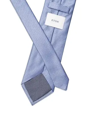 Eton Micro Print Silk Classic Tie - Light Purple