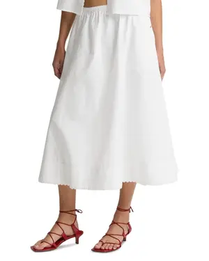 Vince Scalloped Maxi Skirt