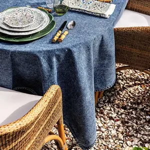 JULISKA Denim Tablecloth, 60 X 120