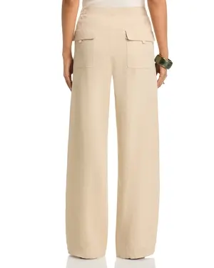 Vince Mid-rise Wide Leg Pants