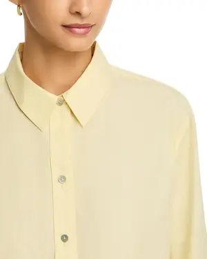 Vince Cropped Button Down Shirt