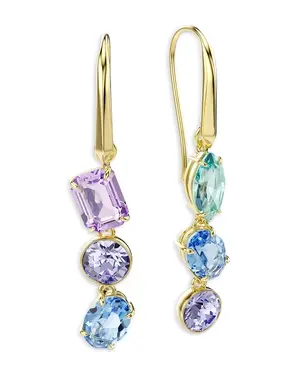 SWAROVSKI Gema Asymmetric Drop Earrings - Multi/gold