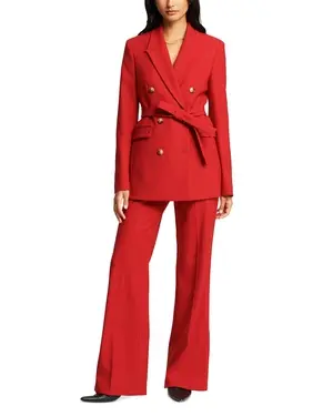 ARGENT Belted Double Breasted Blazer