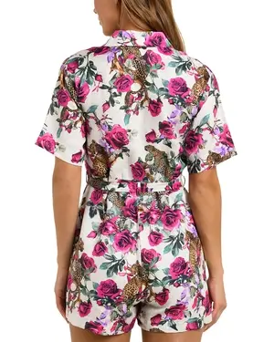 L'Agence Linen Romper