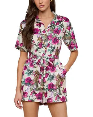 L'Agence Linen Romper