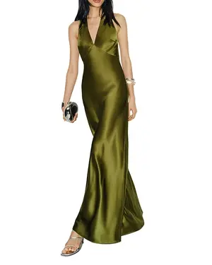 Sleeveless Silk Evening Dresses